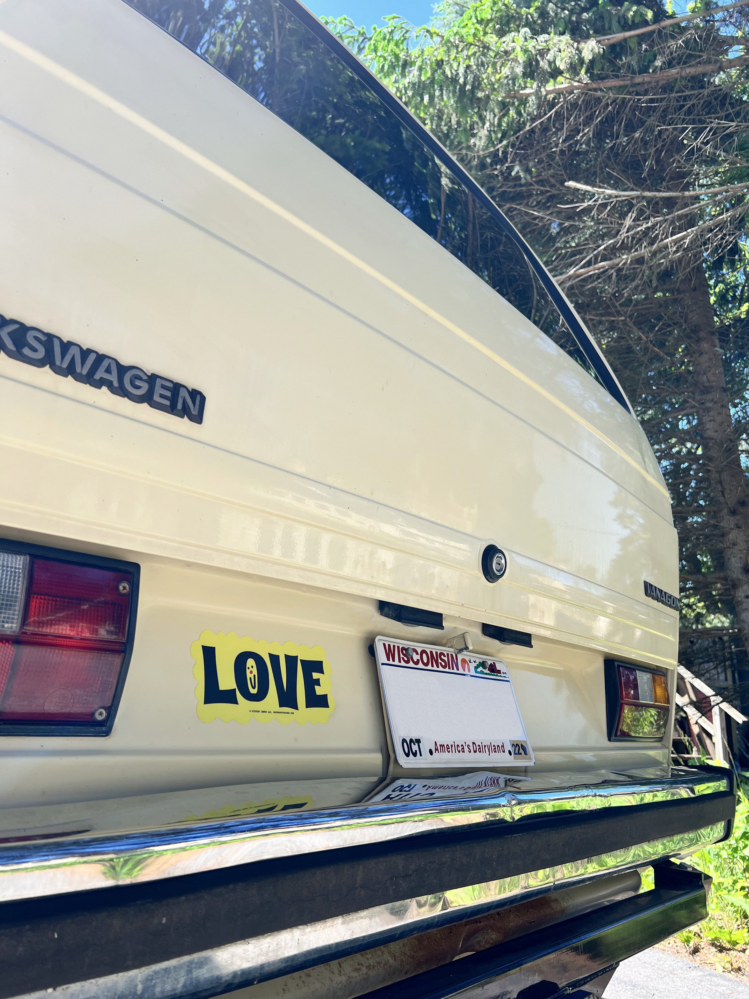 Spread Love Bumper Sticker – Kitschy Lemon