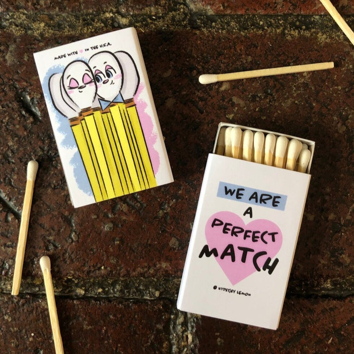 The Perfect Match Matchbox – Kitschy Lemon